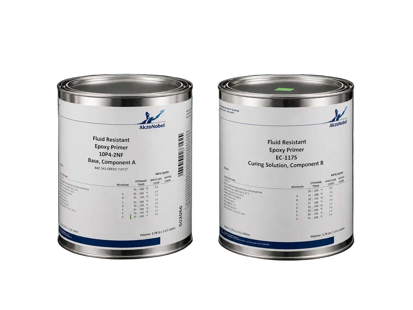 AkzoNobel 10P4-2NF/EC-117S BAC 452 Green BMS10-11 Type I, Class A, Gra ...
