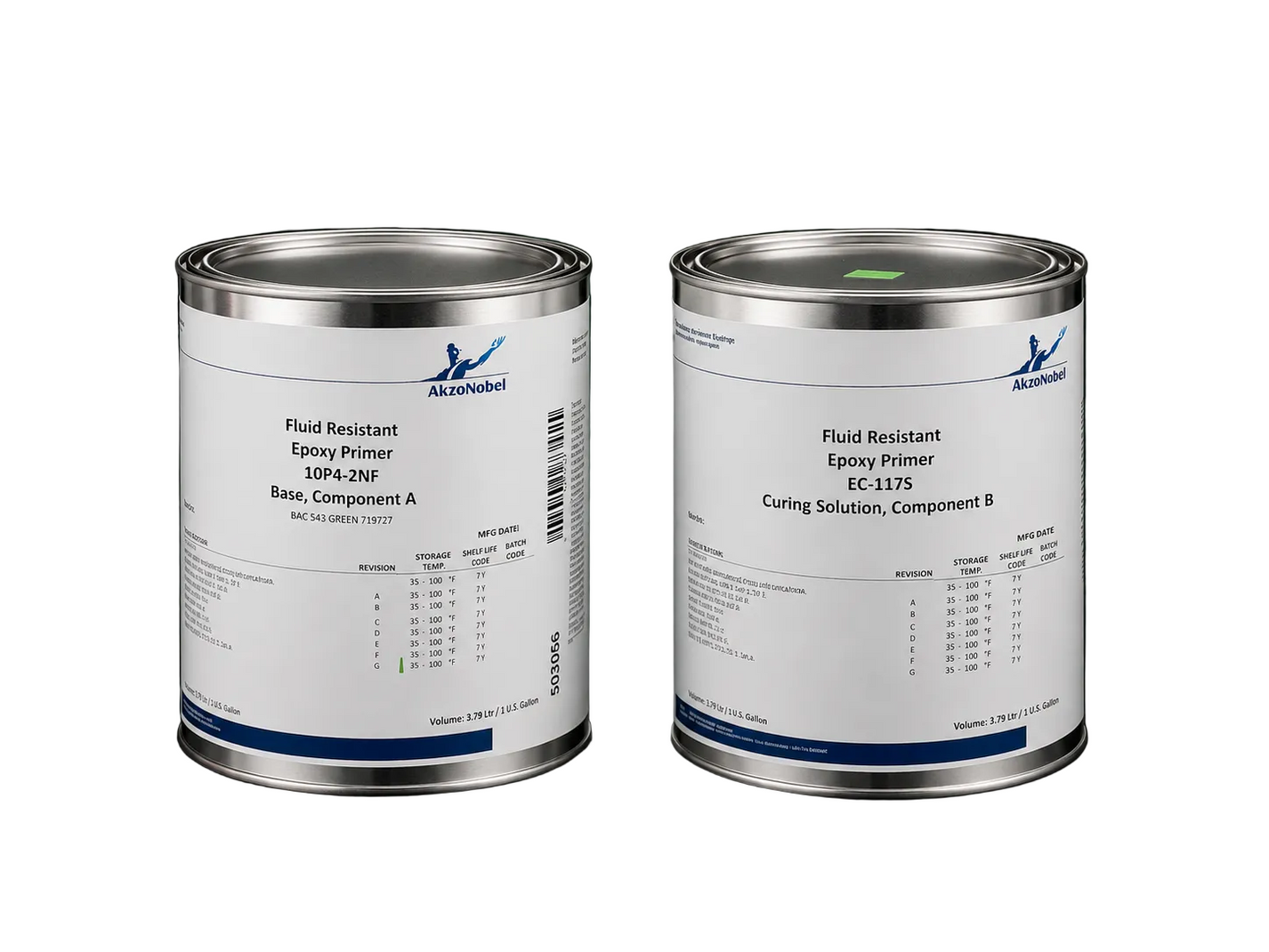 AkzoNobel 10P4-2NF/EC-117S BAC 452 Green BMS10-11 Type I, Class A, Gra ...